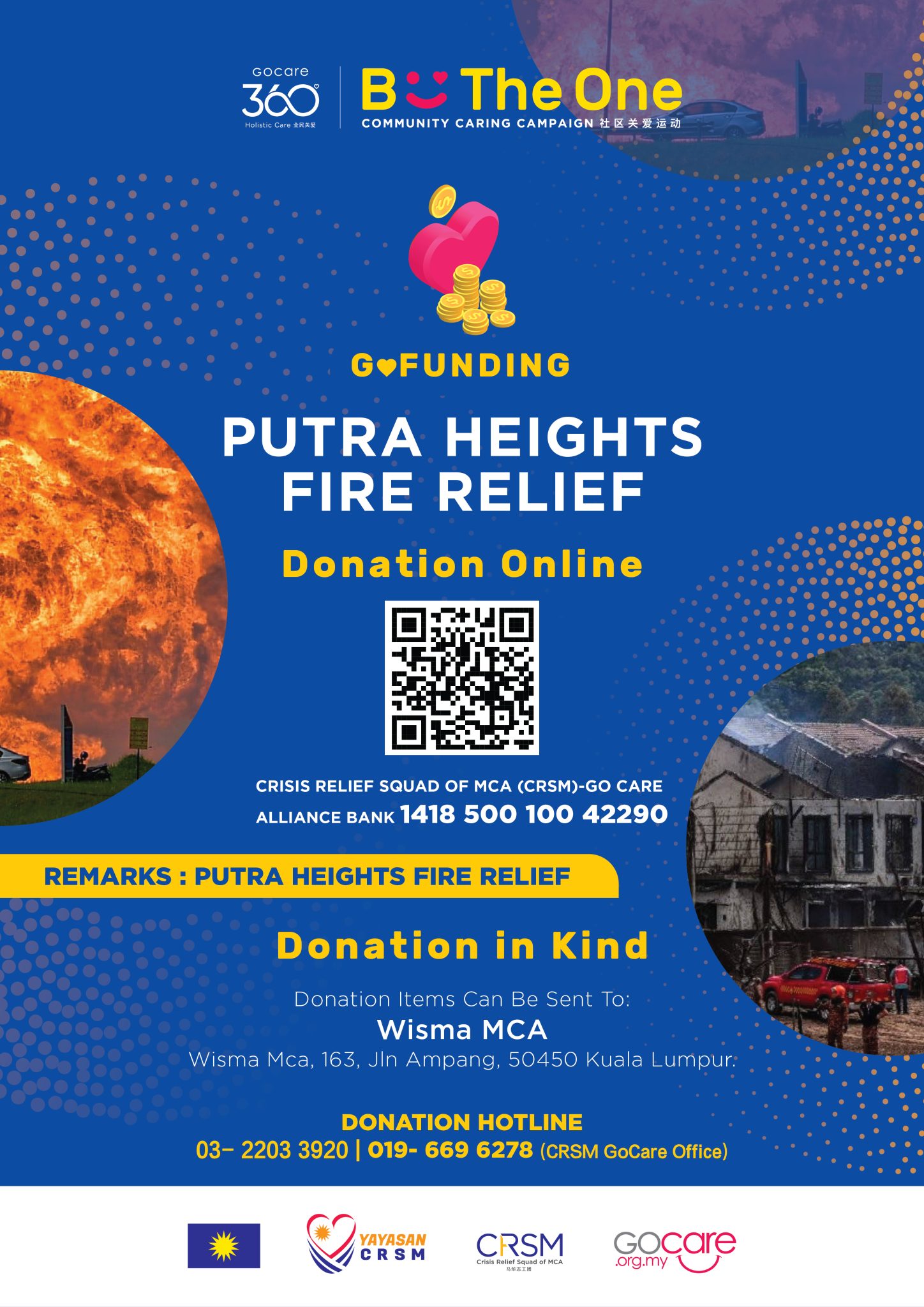 Putra Heights Fire Relief – GoCare